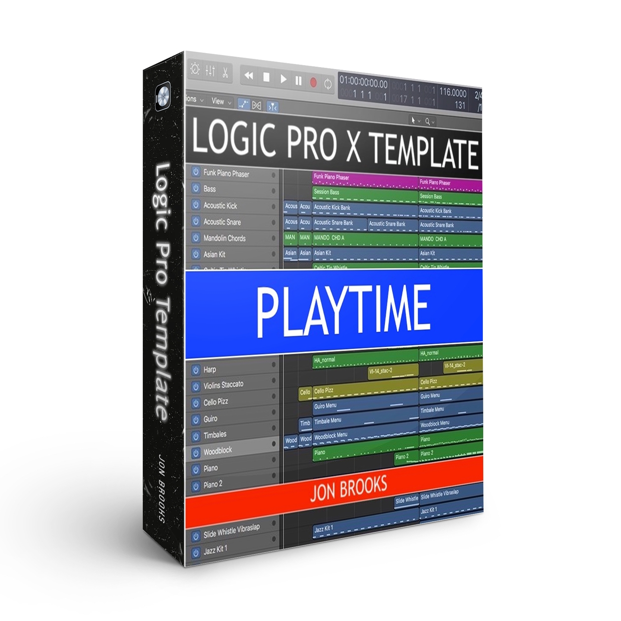 Download Logic Pro X Template PLAYTIME 🎵 (Jon Brooks) Kids Instrumental Music