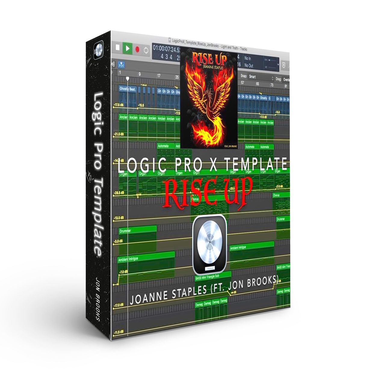 Logic Pro Template Download 🎵 RISE UP (Pop/Rock Song) Jon Brooks Music Producer