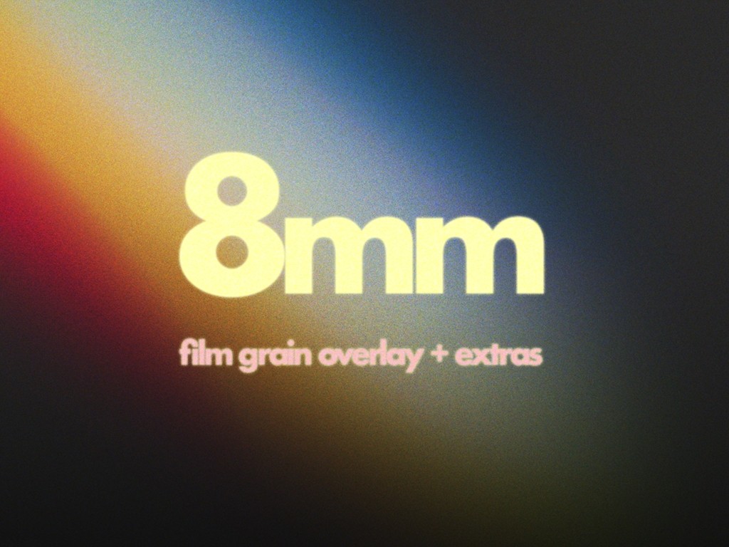 Super 8mm Film Grain Overlay