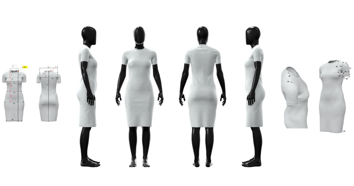 Knit Dress | DXF Sewing Block Pattern Download