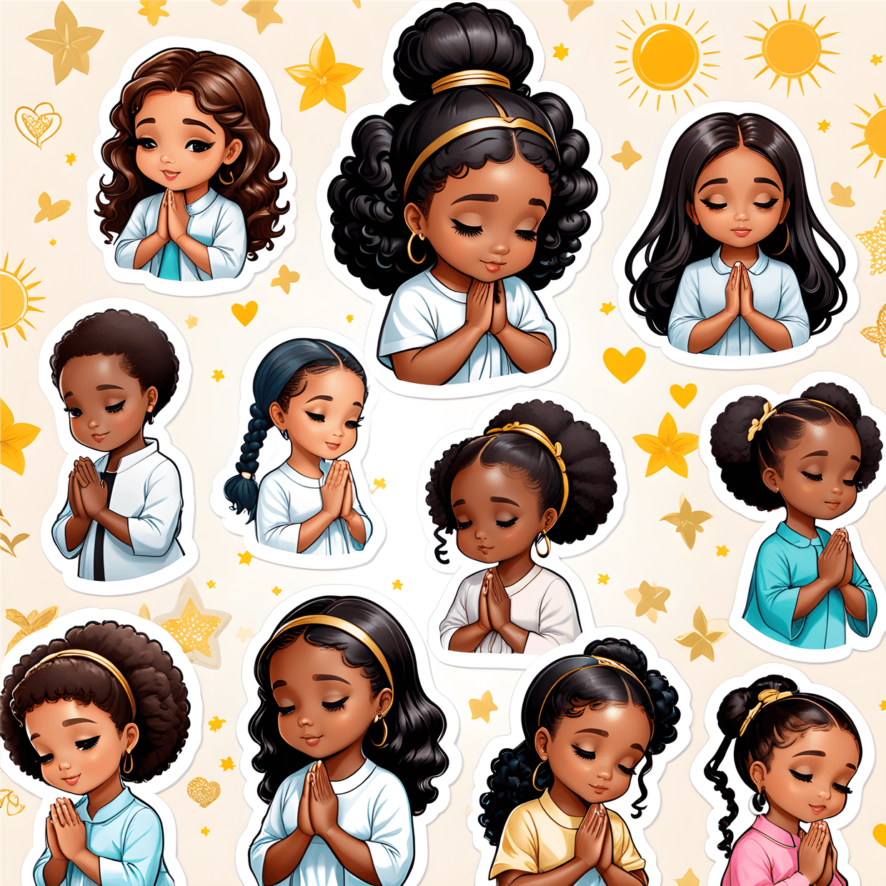 Printable Prayer Stickers