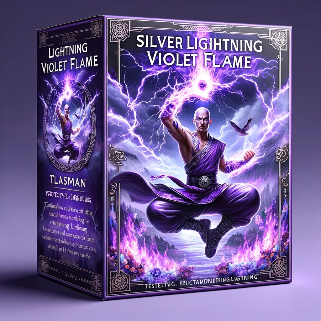 Silver Lightning Violet Flame Talisman