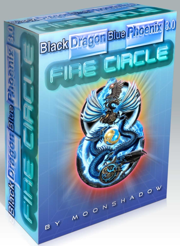 Black Dragon Blue Phoenix Circle 3.o Talisman