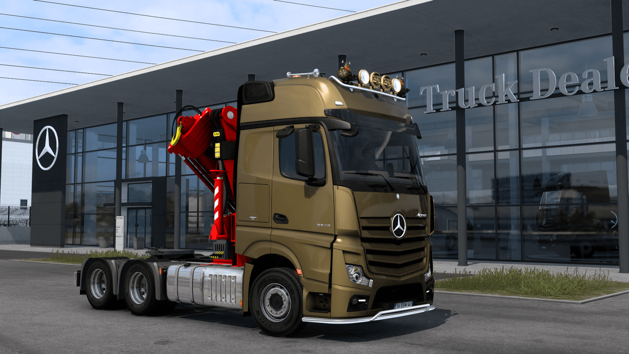 [ETS2] Mercedes MP4 Crane Add-ons