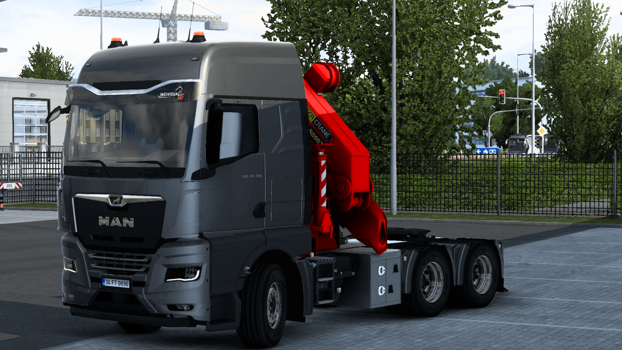 [ETS2] MAN TG3 TGX Crane Chassis Add-ons