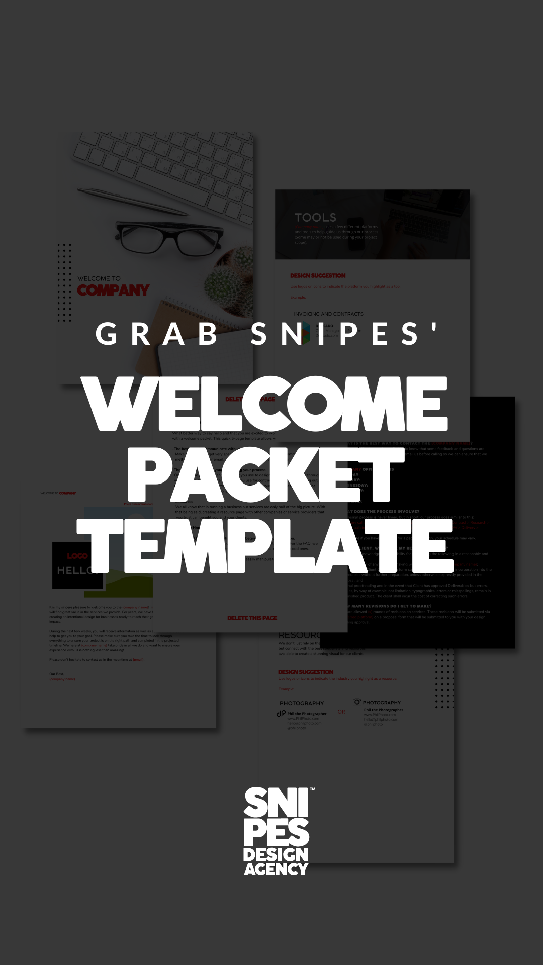 Welcome Packet Template