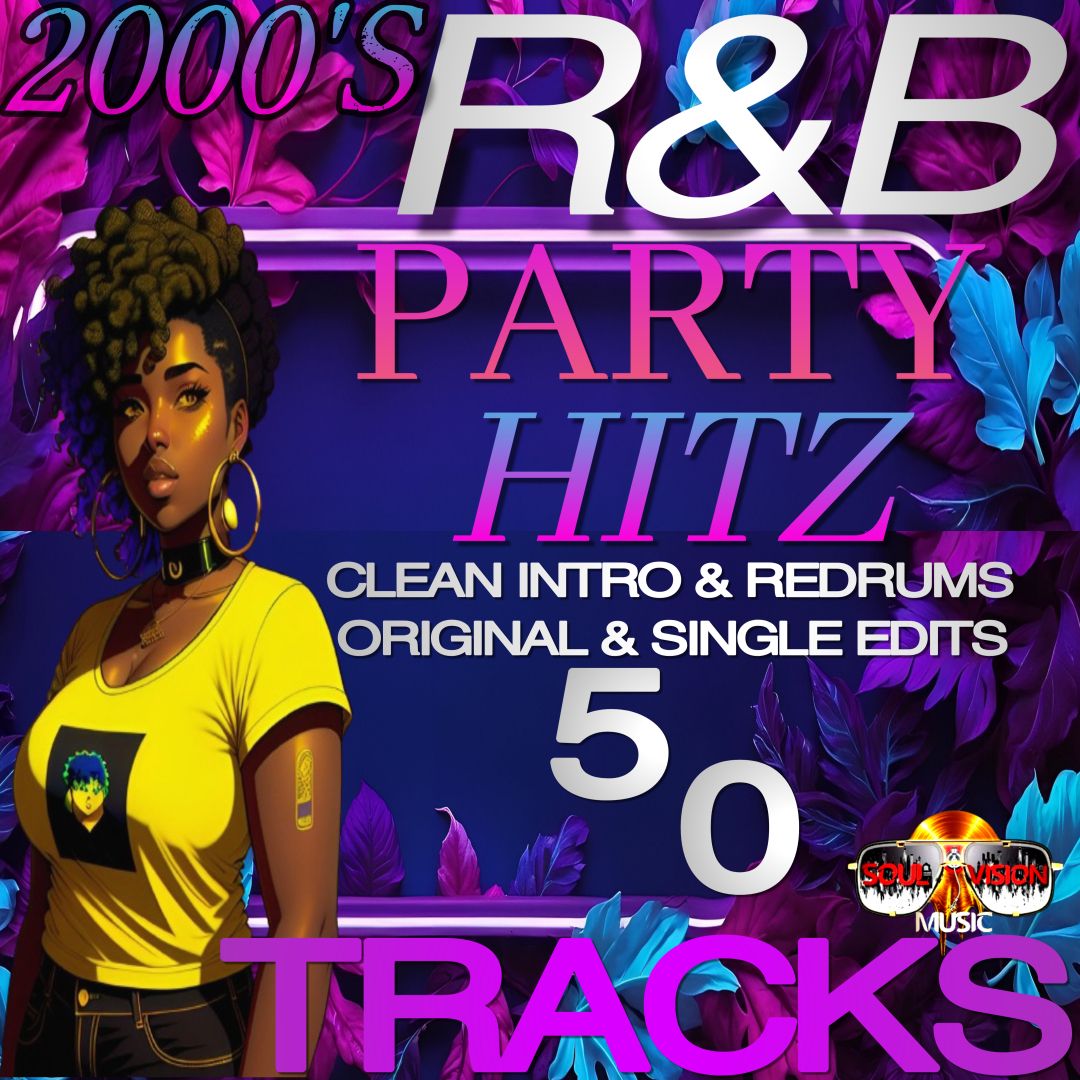 2000's Plus R&B (CLEAN INTRO and REDRUMS / Original SINGLES) 50 TRACKS