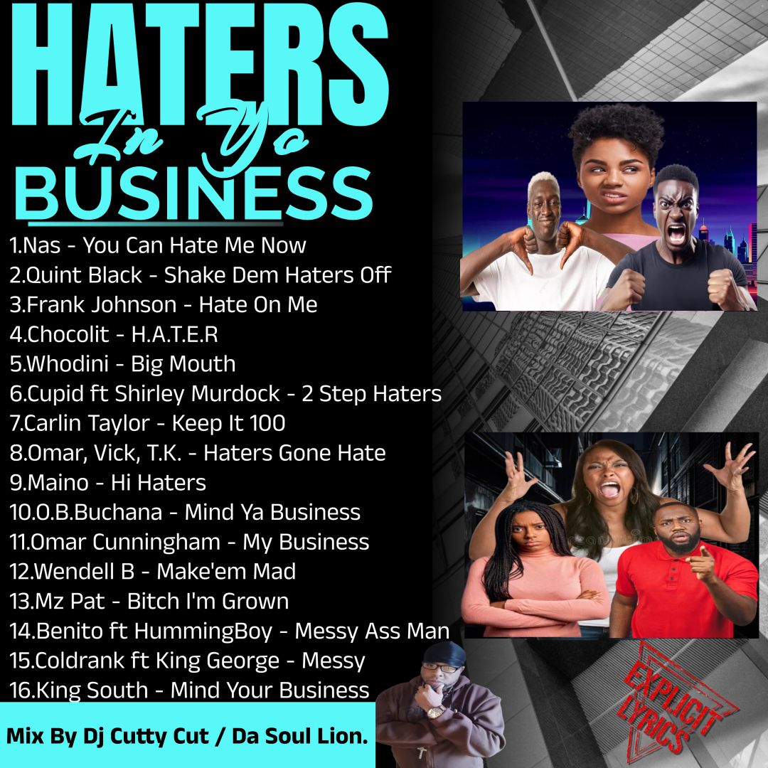 Dj Cutty Cut - Haters In Yo Business MIXTAPE 2024 Mixtape (Dirty)