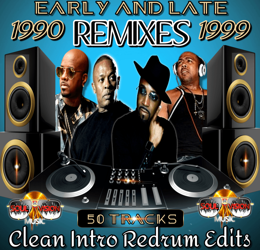Hip-Hop & RnB Remixes (Intro Clean and Redrum Edits) 50 Tracks