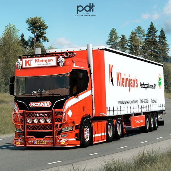Scania R650 + Trailer "Kleinjan Transport B.V"