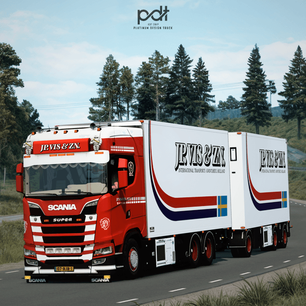 Scania S520 + Trailer "JP.Vis&ZN ITKH"