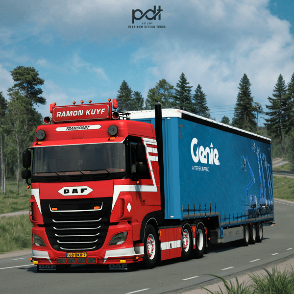 Daf XF106 530 + Trailer "Ramon Kuyf Transport"