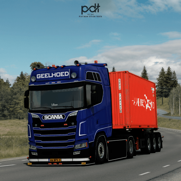 Scania S450 + Trailer "Geelhoed"
