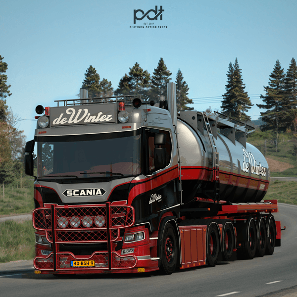 Scania R500 + Trailer "de Winter"