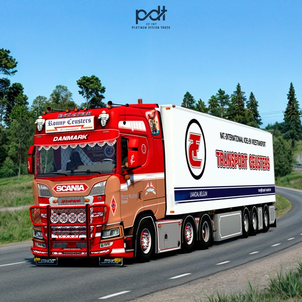 Scania S500 + Trailer "Ronny Ceusters Transport"