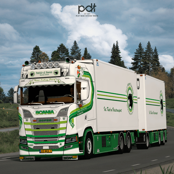 Scania S500 + Trailer "Patrick v.d. Hoeven Transport"