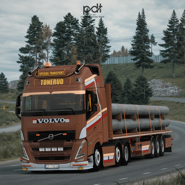 Volvo FH5 + Trailer "Tonerud Transport"
