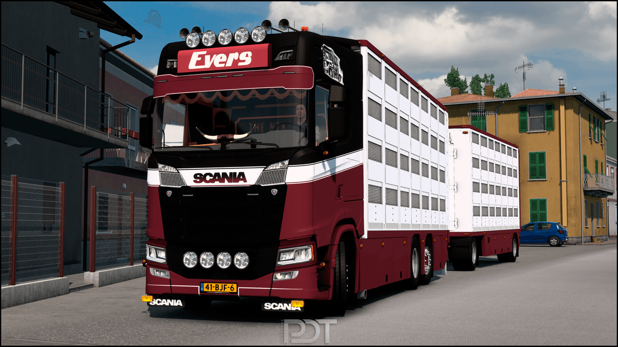 Scania S500 + Trailer "Evers Transport"