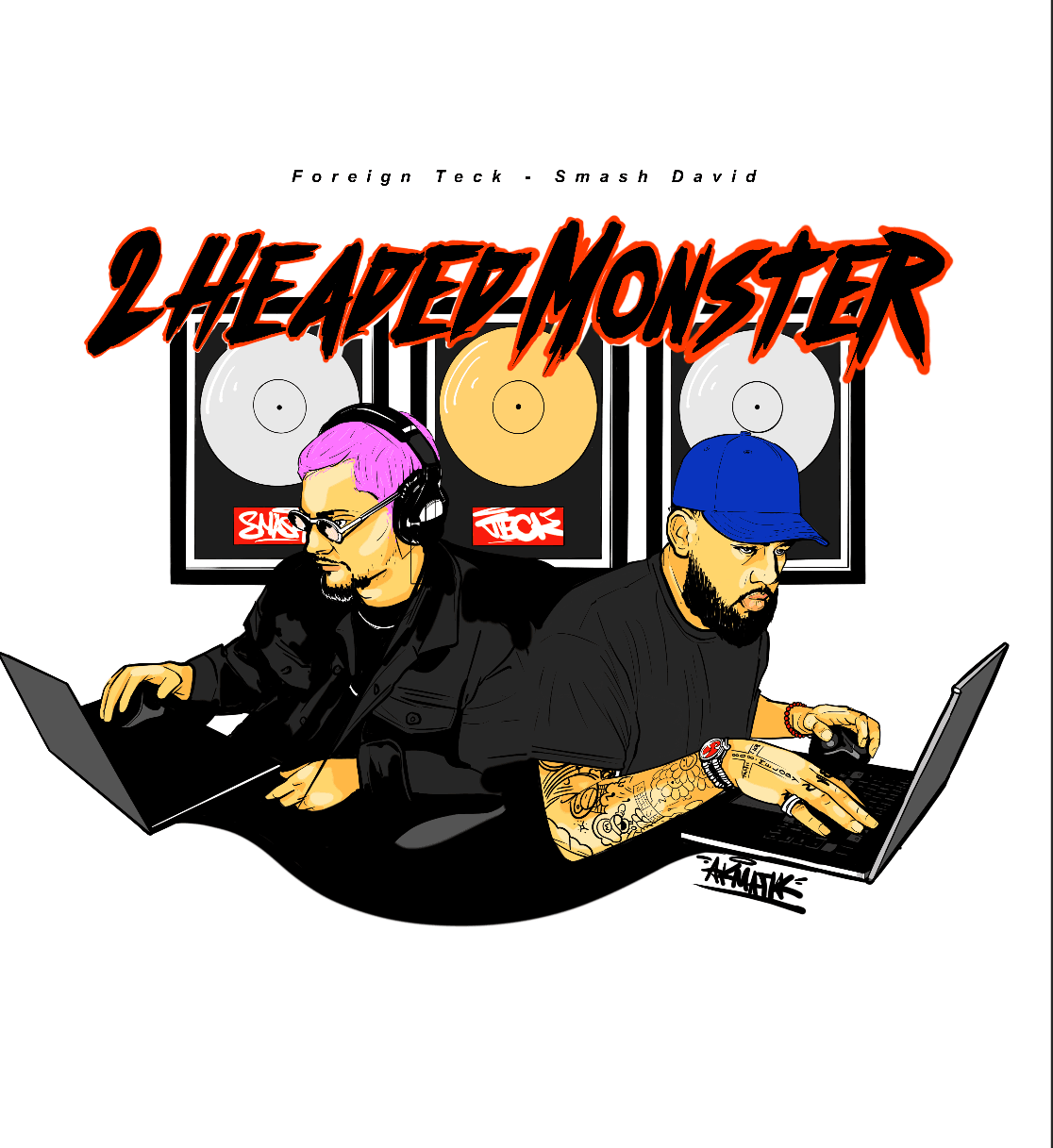 Foreign Teck & Smash David Present: 2 Headed Monster Drumkit