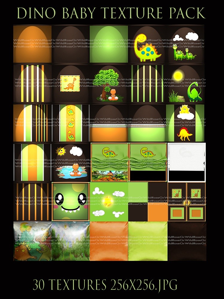 DINO BABY IMVU TEXTURE PACK