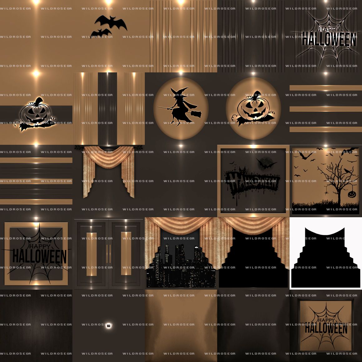 VARIOUS STONE WALLS IMVU TEXTURE PACK