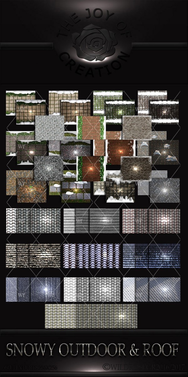 WINTER TIME " SNOWY OUTDOOR & ROOF"