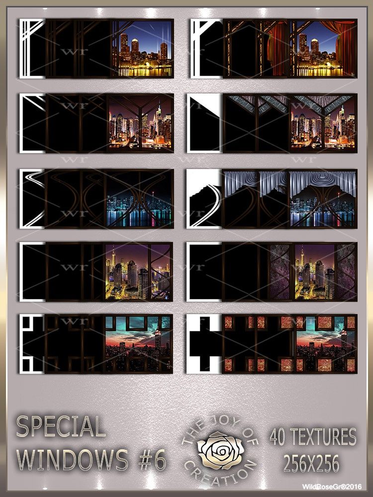SPECIAL WINDOWS #6 TEXTURE PACK
