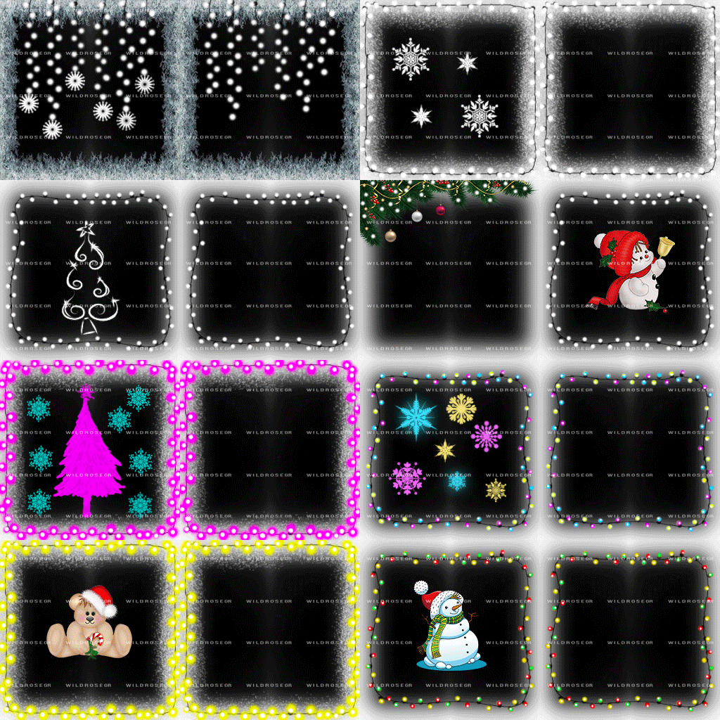 Lighted Animated Frosted Glass Textures