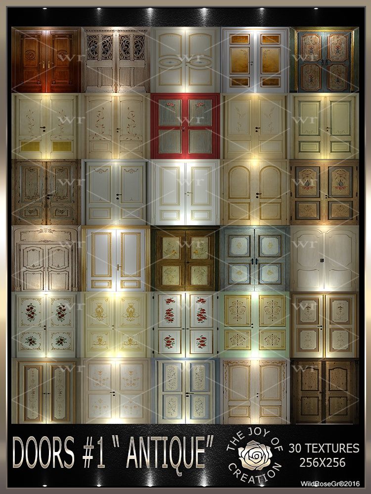 ~DOORS #1 " ANTIQUE " TEXTURE PACK