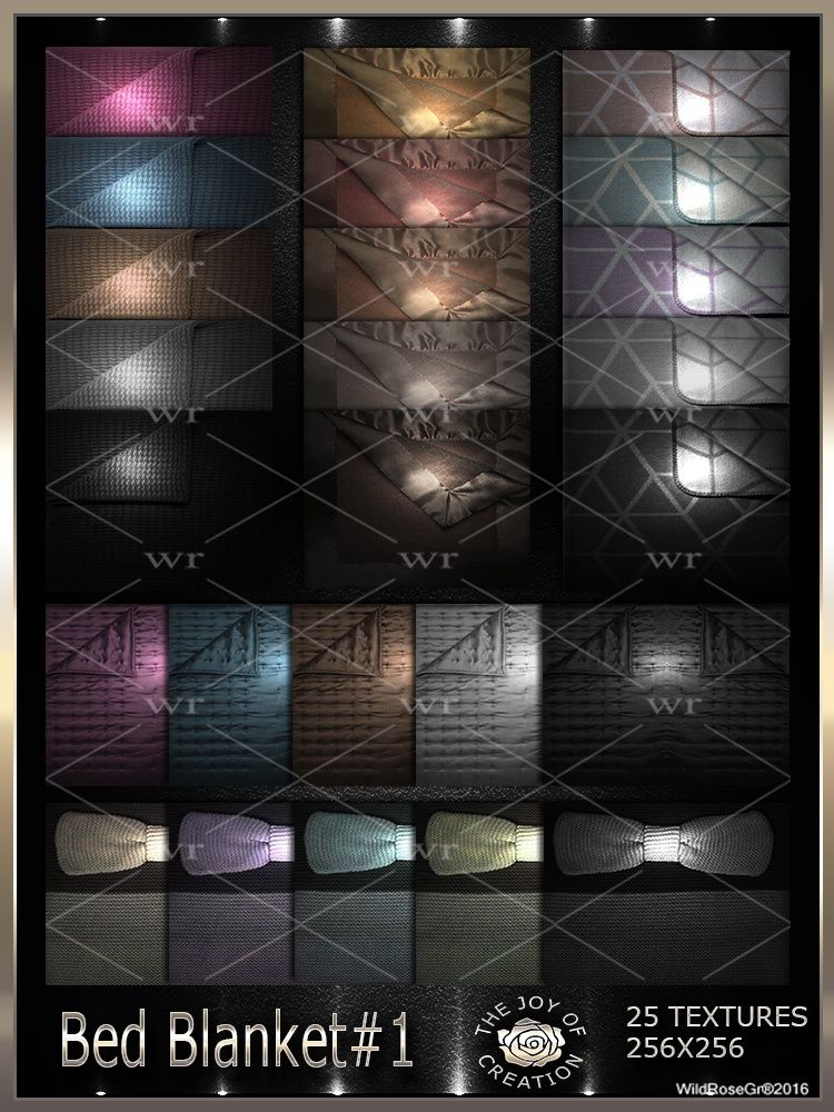 BED BLANKET #1 TEXTURE PACK
