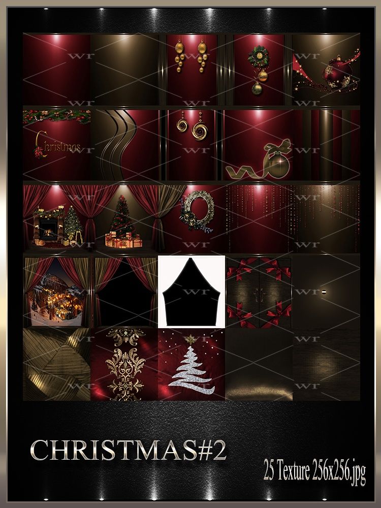 CHRISTMAS #2 IMVU TEXTURE PACK
