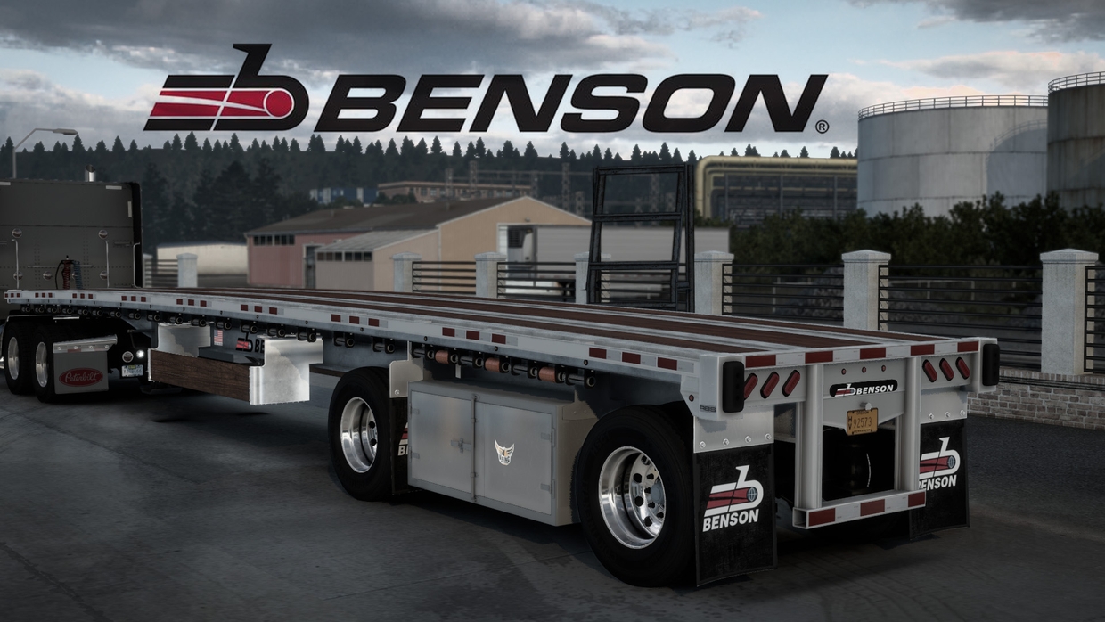 Flatbed Benson - Mod American Truck Simulador