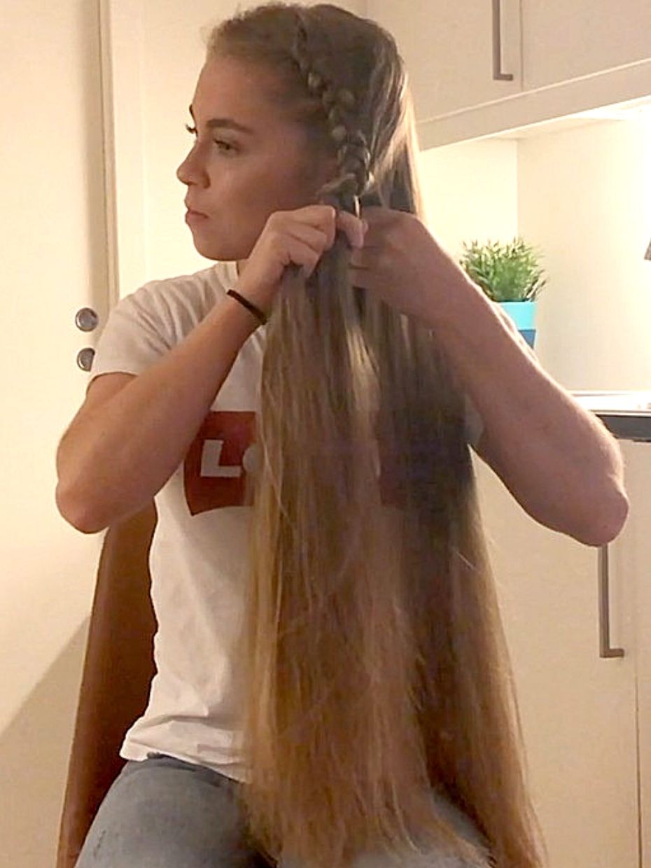 VIDEO - Selma's side braid