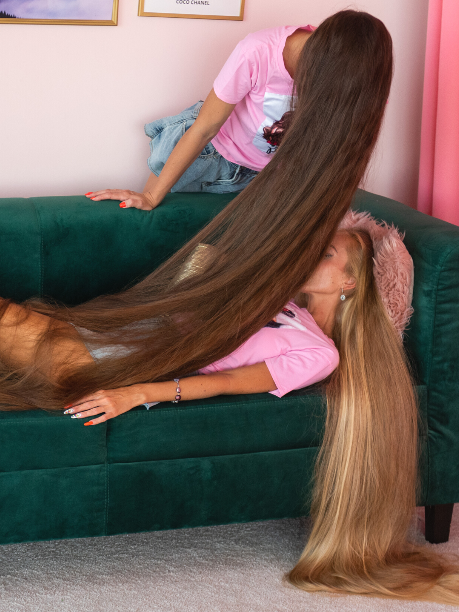 PHOTO SET - Ultra long hair relaxation photoshoot