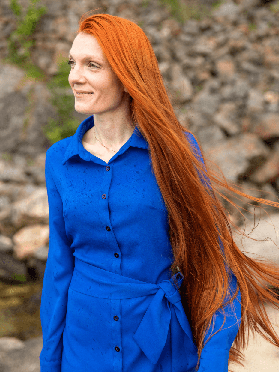 PHOTO SET - Anastasia in the Rapunzel chair photoshoot