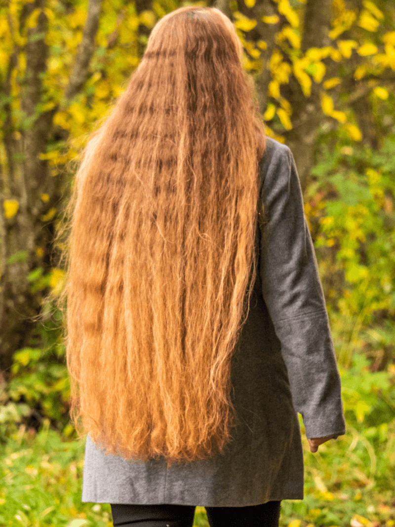 Video Double Floor Length Hair In The Wind