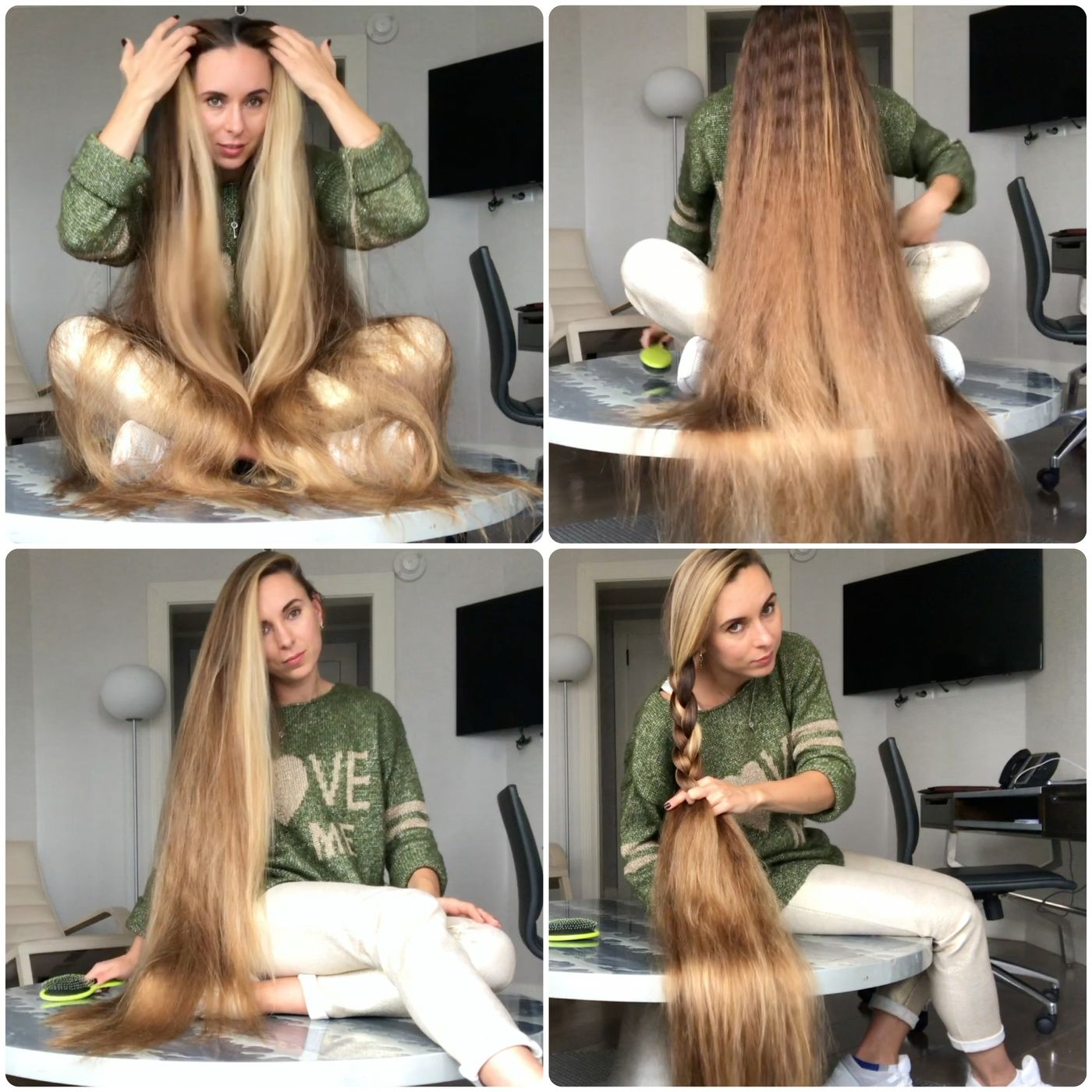 VIDEO - Extreme hair show workout