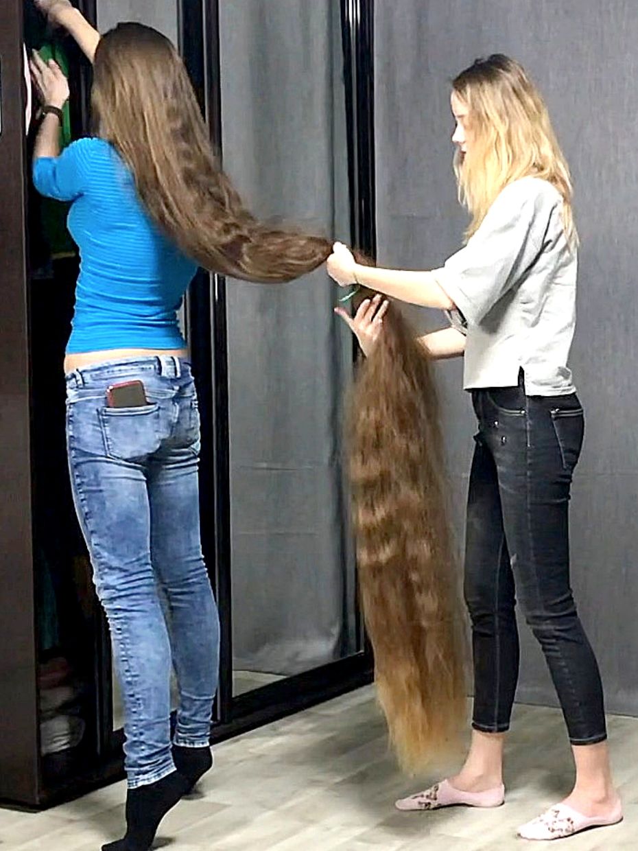 VIDEO - Long hair play routine