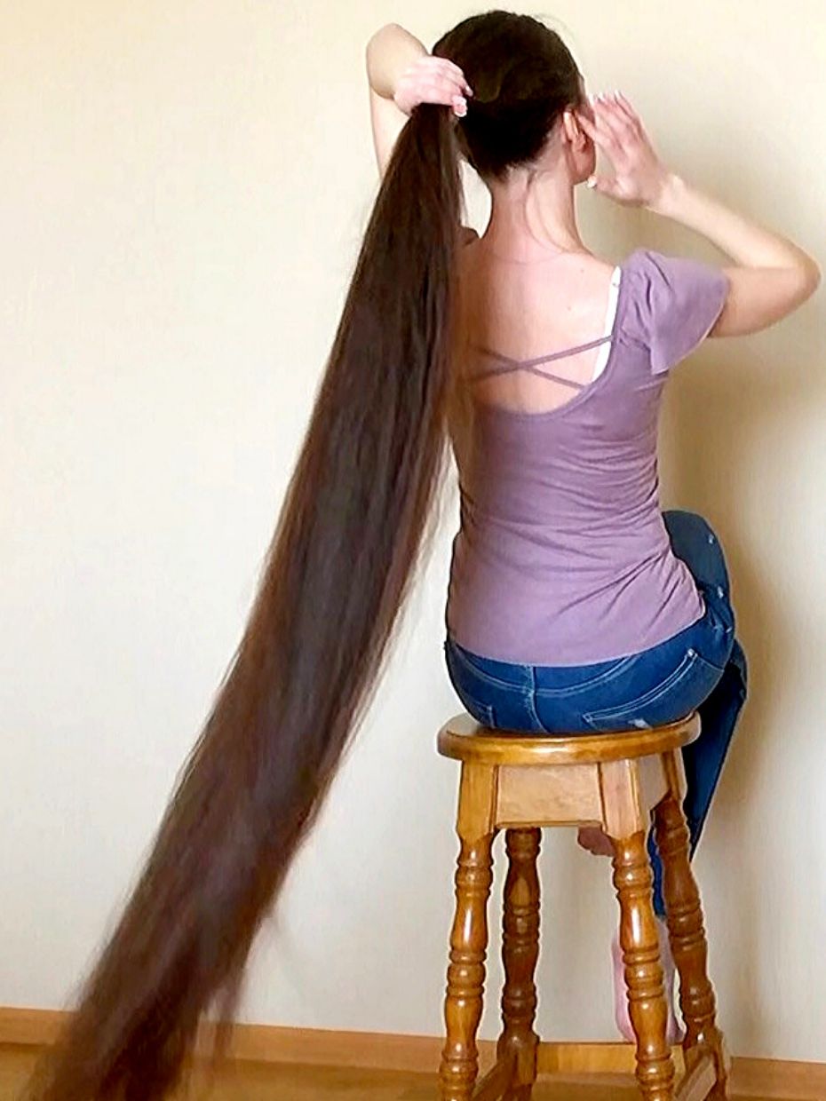 VIDEO - Heavenly, silky hair