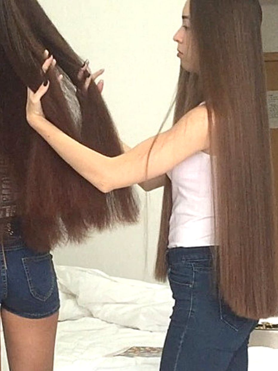 VIDEO - Classic length hair + hip length hair (part 1)