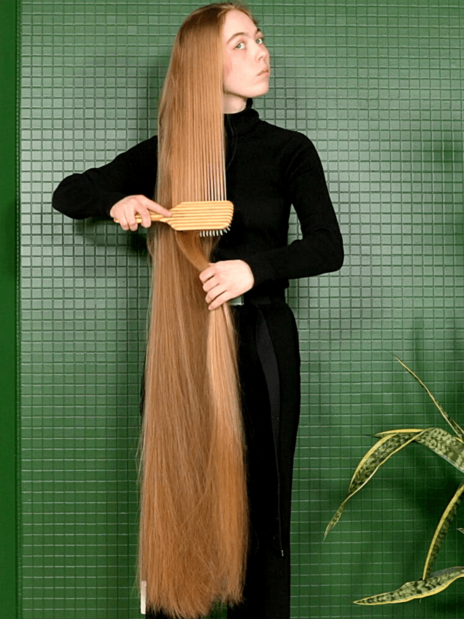 PHOTO SET - Perfect hair sliding photoshoot