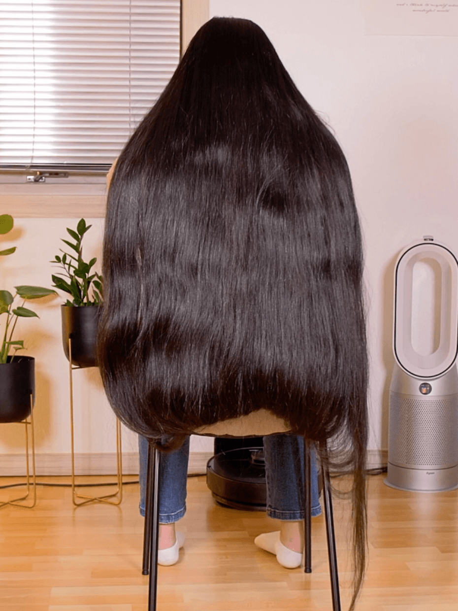 VIDEO - Long hair wrapping and covering