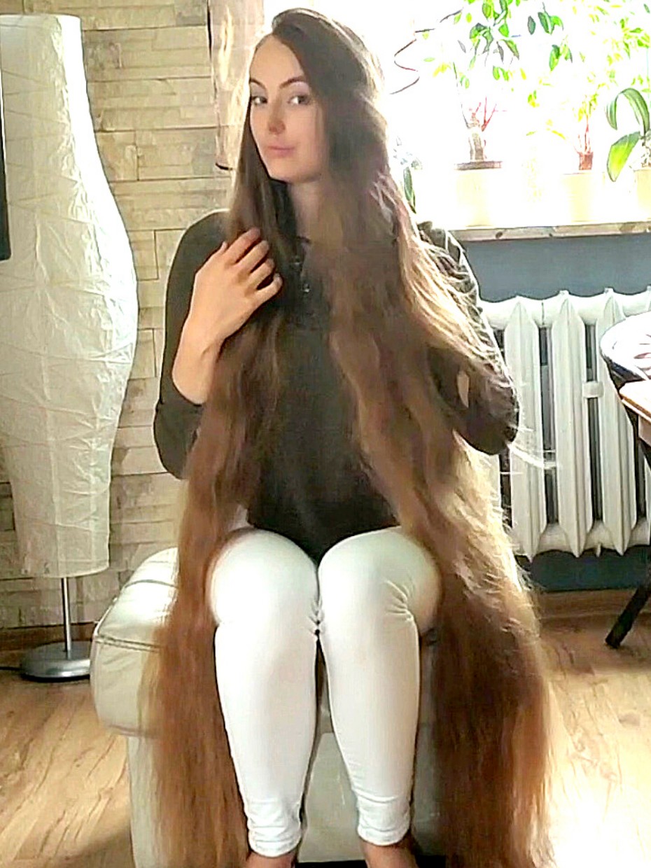 PHOTO SET - Ultra long giga hair photoshoot