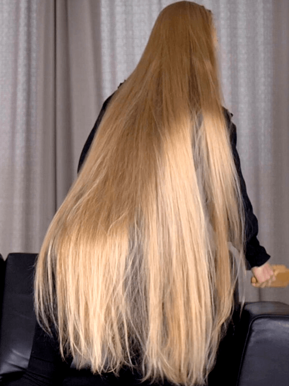 PHOTO SET - Ultra long giga hair photoshoot