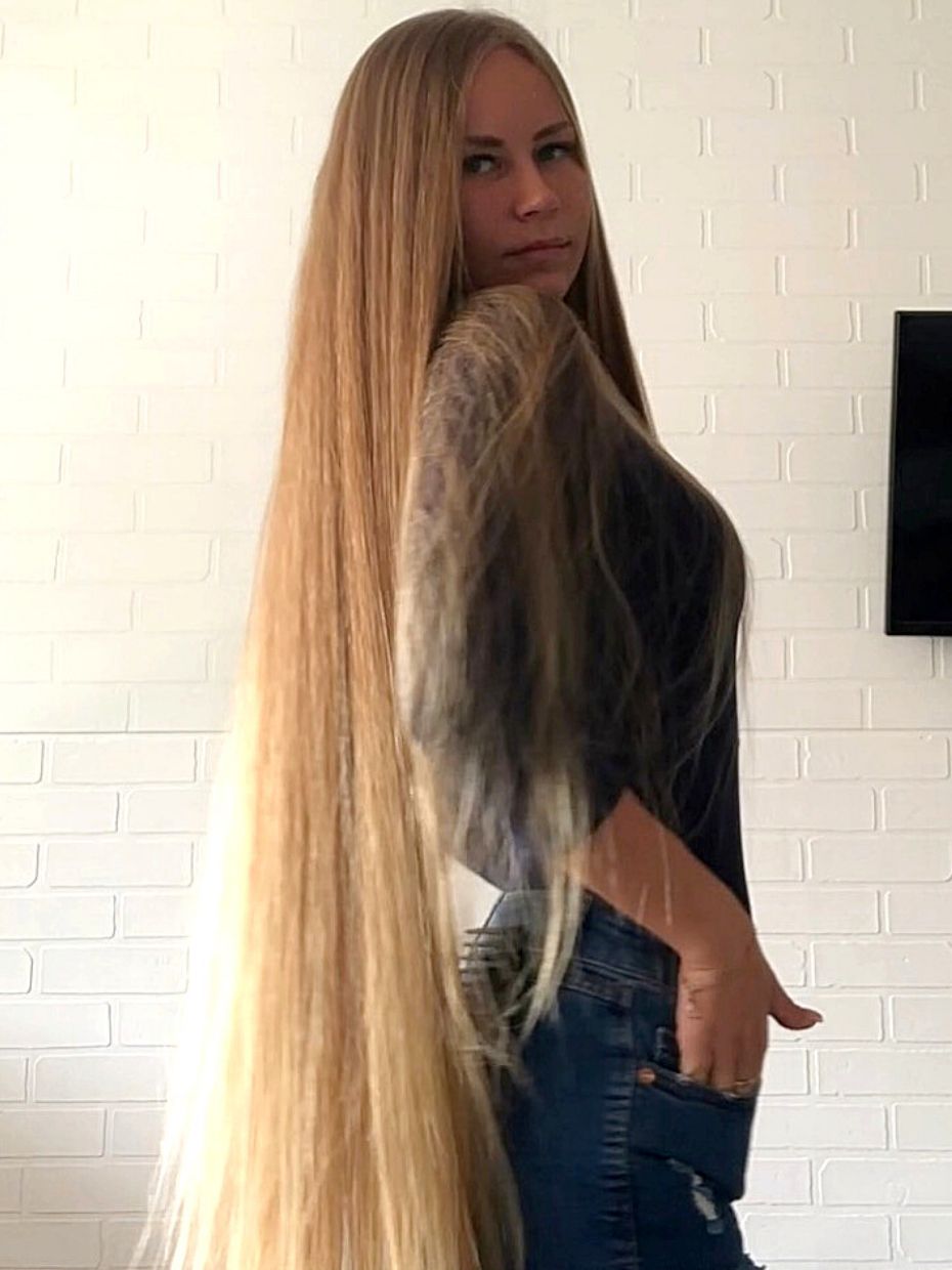 VIDEO - Ultra heavy wet hair