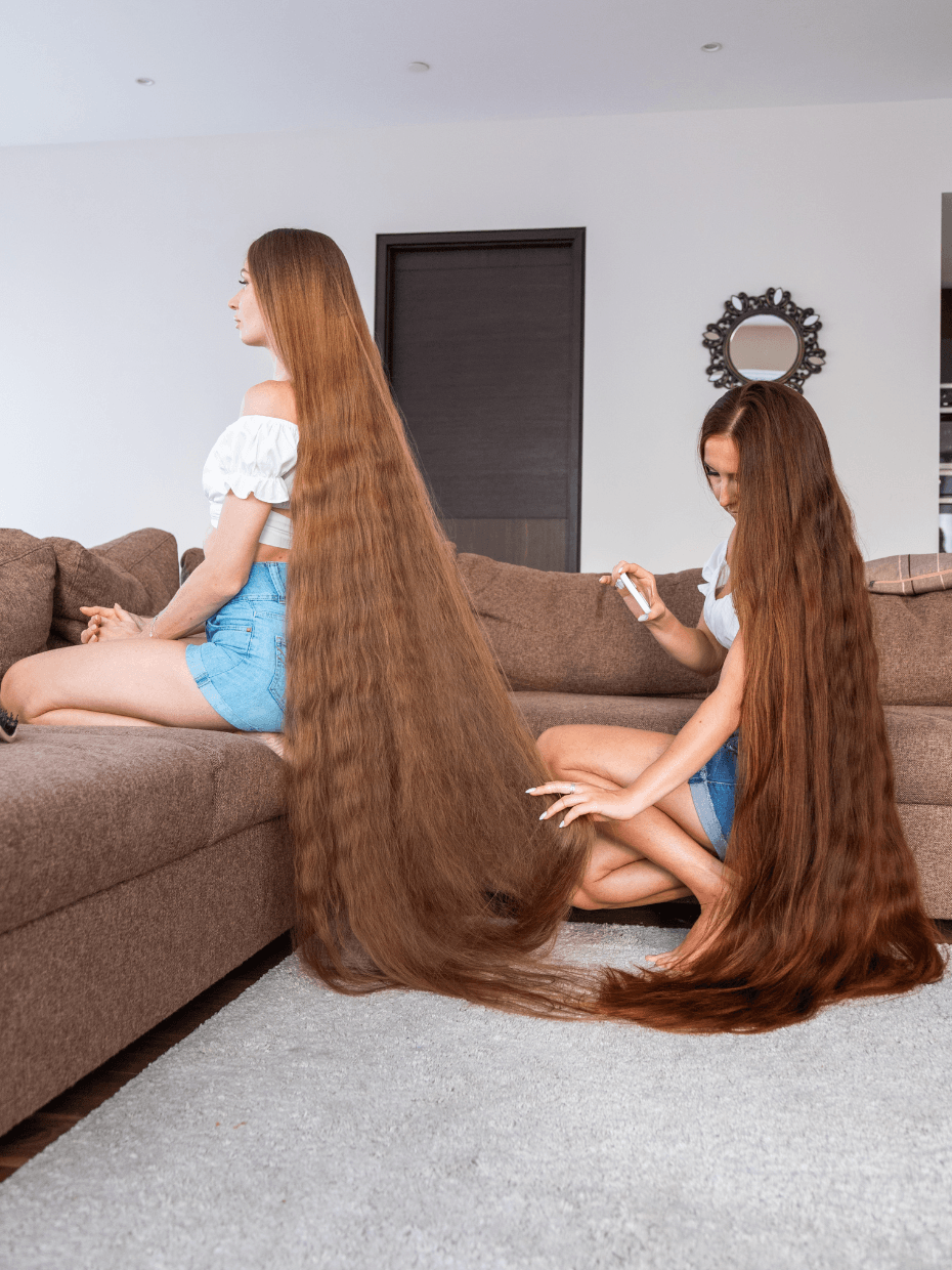 VIDEO - Outstanding long hair display