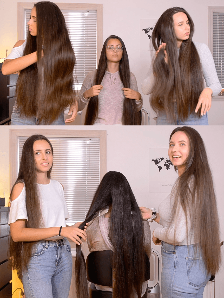 VIDEO - Extreme double hair play