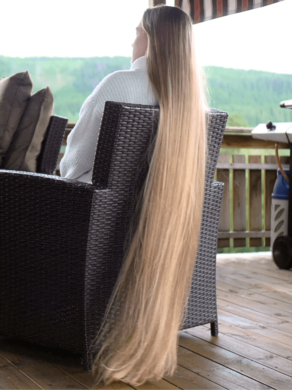 VIDEO - Calming hair display after a long shoot