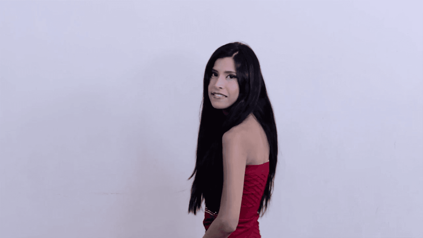 Natalia "long to bob cut with side bangs, Short pixie