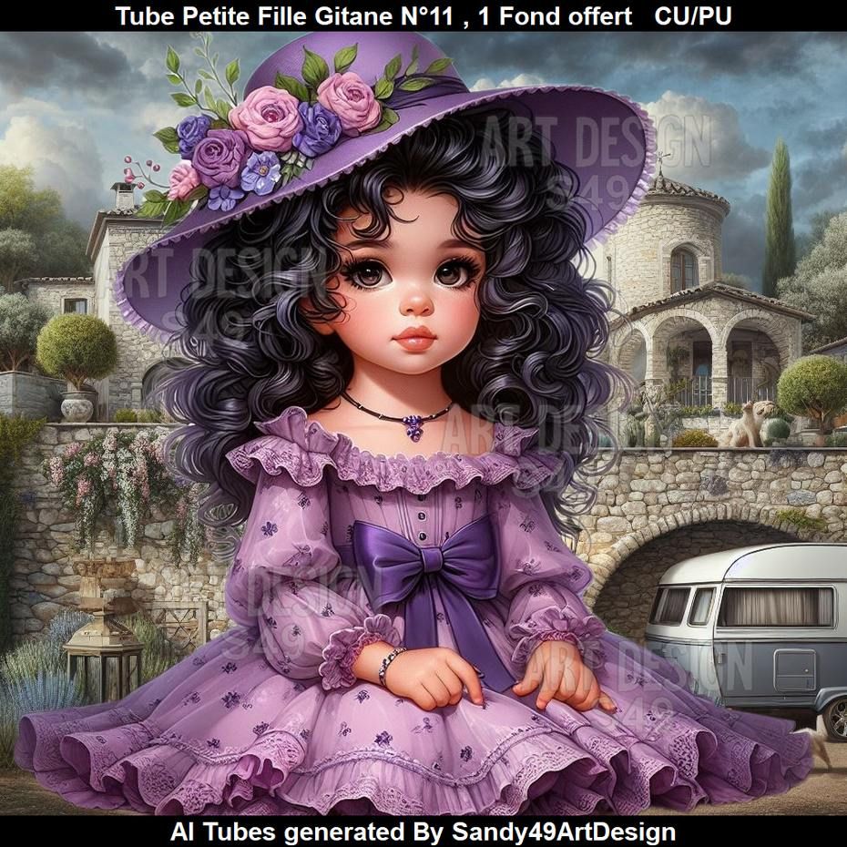Tube Petite Fille Gitane N°11